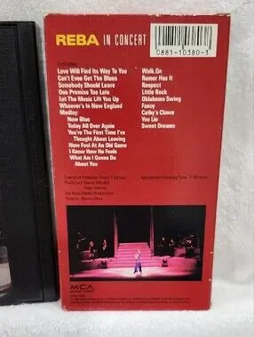 Mca | Media | 991 Reba In Concert Vhs Tape | Poshmark